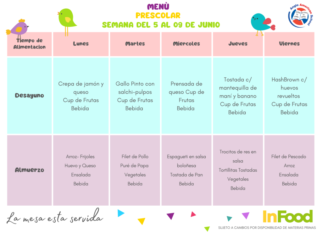 Cafetería - Anglo American School